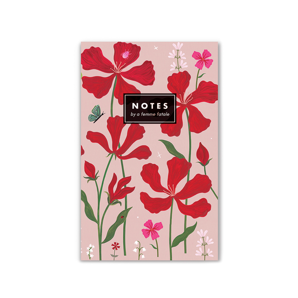Notes by a Femme Fatale Mini Notepad - Girl w/ Knife