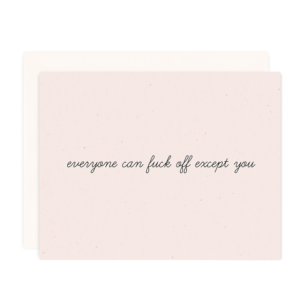 Except You - Girl w/ Knife