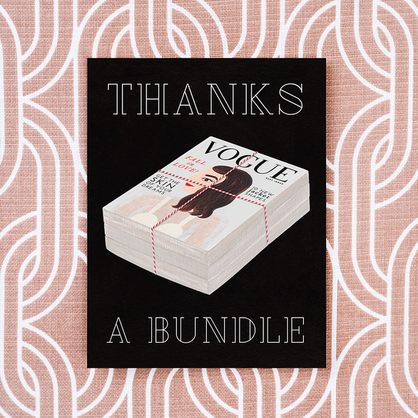 Thanks A Bundle - Girl w/ Knife
