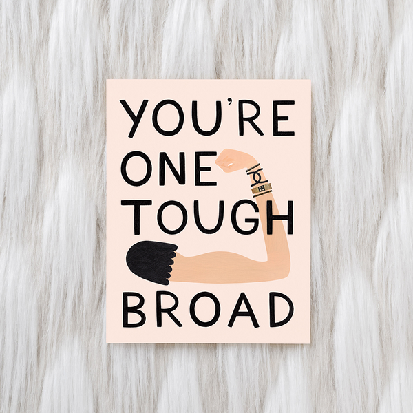 One Tough Broad (lightning) - Girl w/ Knife